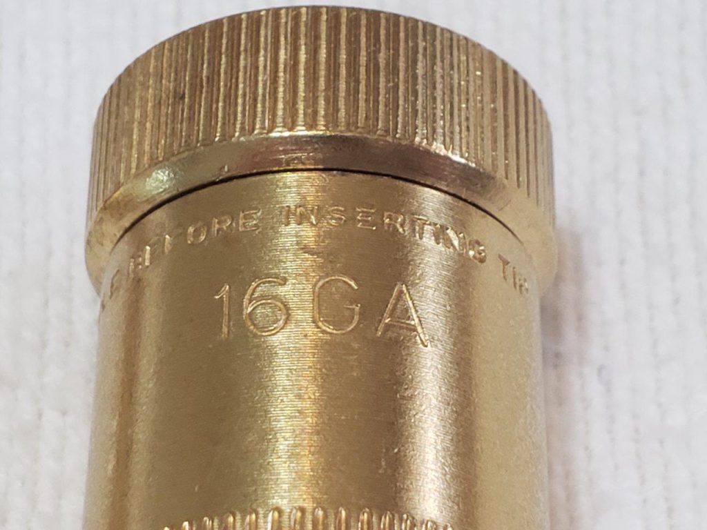 HARRIS 16GA Gas/Air Screw Connect Adaptor for 16, 19, 19-A Model Torch ...