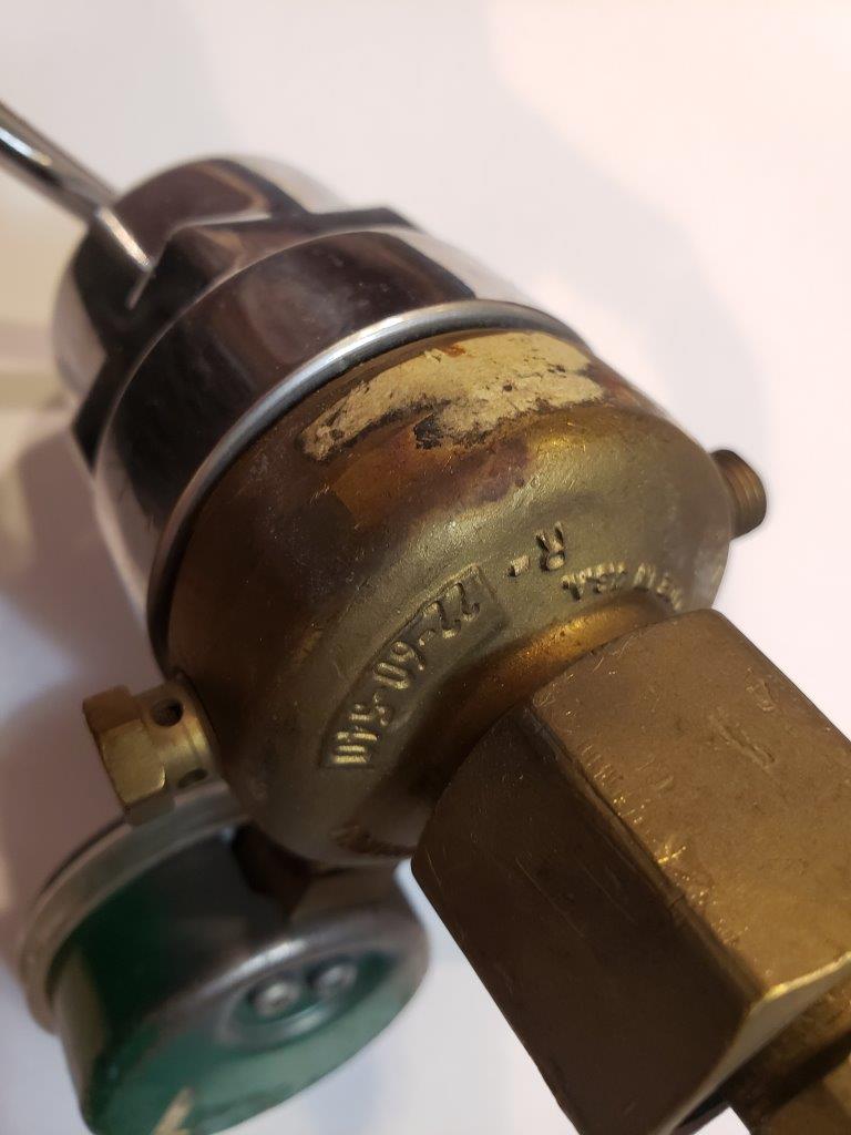 Linde Company Gas Regulator, Union Carbide Corporation, Model R-22-60 ...