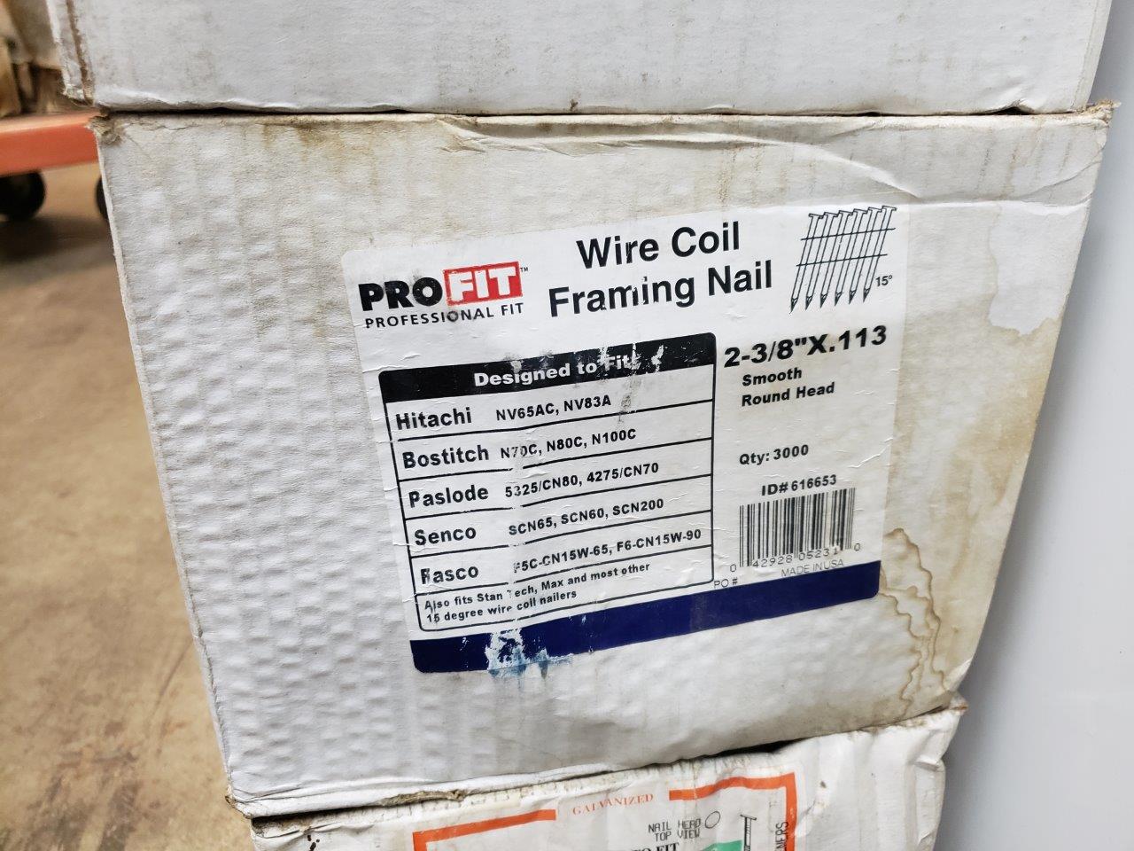 2-3/8 inch x 0.113 in Ring Shank 15 Degree Pro-FIT 0616753 Framing ...