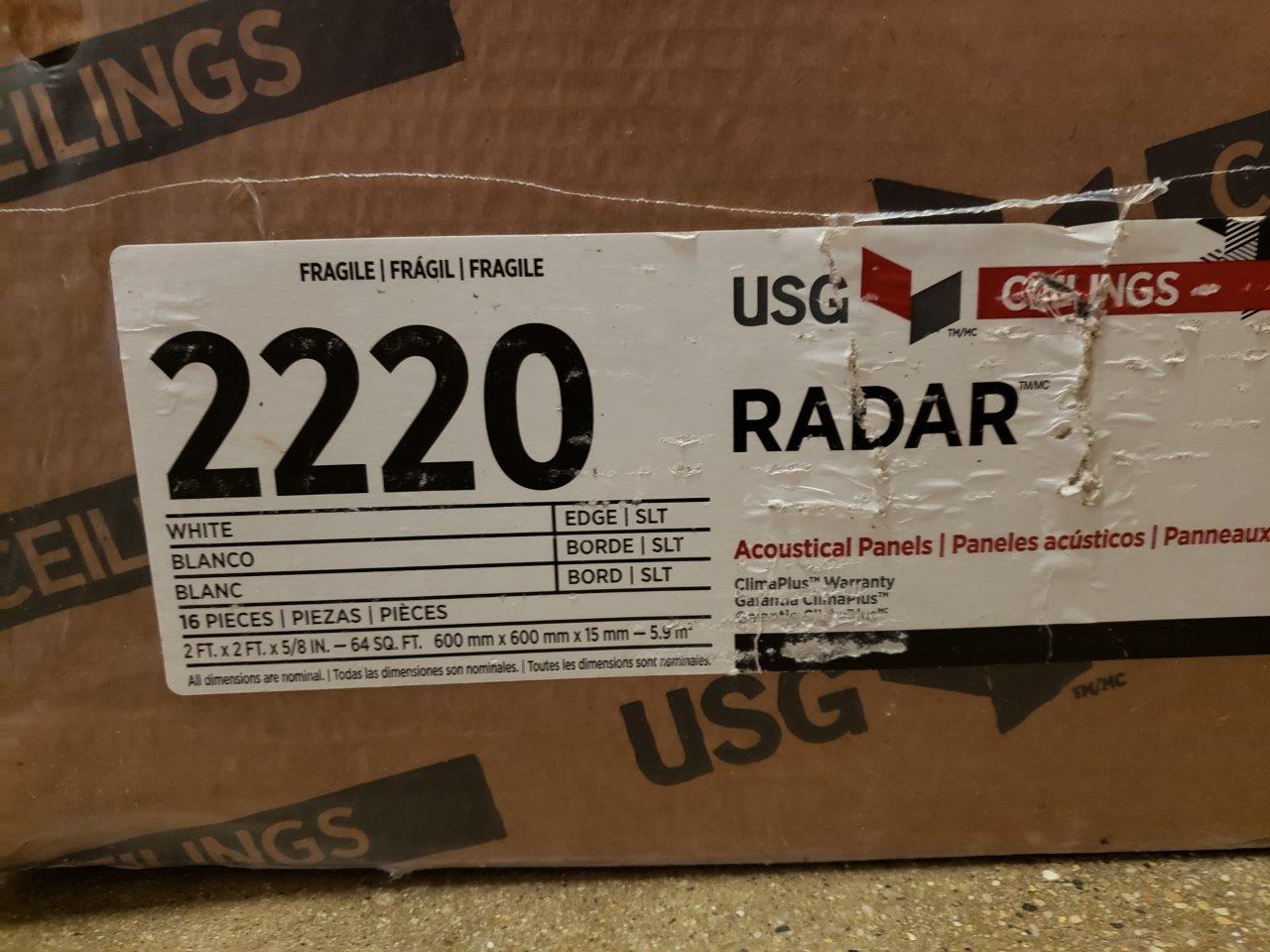 Usg Ceilings Radar 2 Ft X 2 Ft Shadowline Tapered Edge