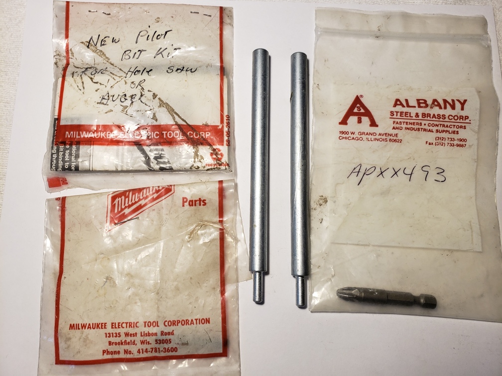 pilot bit kit for hole saw or auger | Chicago HVAC tools and supplies