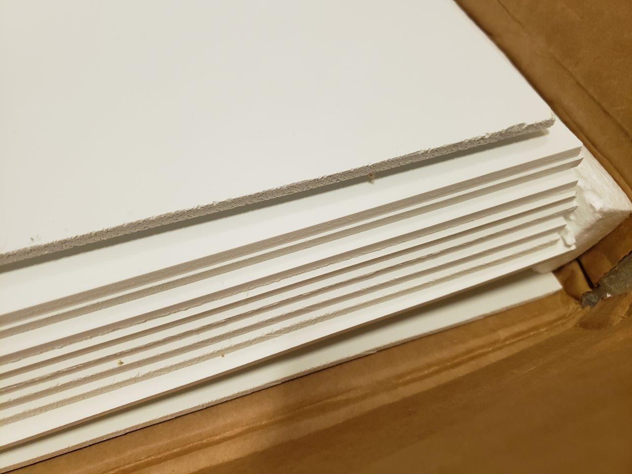 uDecor Duraclean Ceiling Tile (24″ x 24″) 2×2 ft 11 Pack Decorative ...