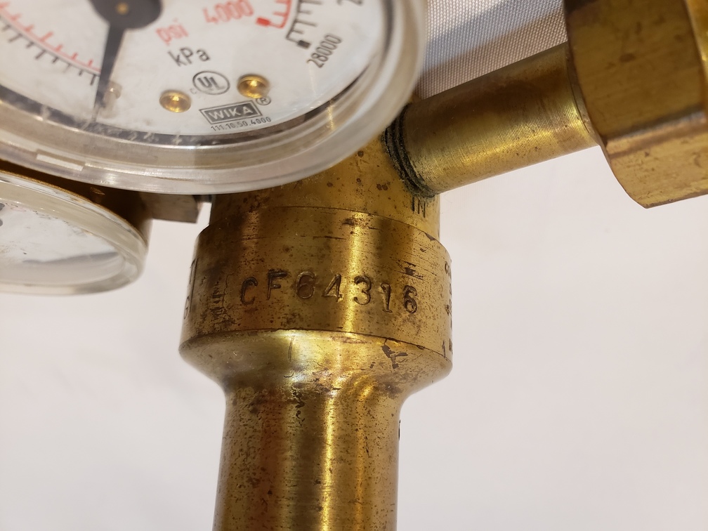Compressed Gas Regulator SA568 Model AF150 3000PSIG | Chicago HVAC ...