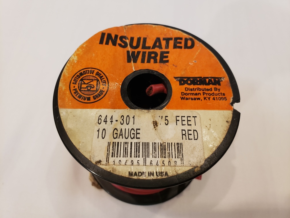 Dorman 85740 10 Gauge Red Primary Wire-Spool | Chicago HVAC tools and ...