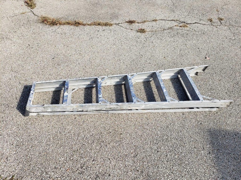 6 Foot Aluminum Stepladder Ladder 250 lb Capacity Type I | Chicago HVAC ...