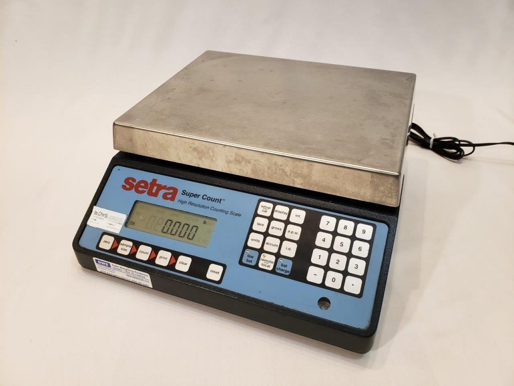 Setra High Resolution Counting Scale, Super Count SC-55 Industrial ...