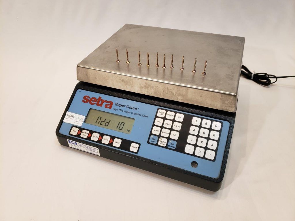 Setra High Resolution Counting Scale, Super Count SC-55 Industrial ...