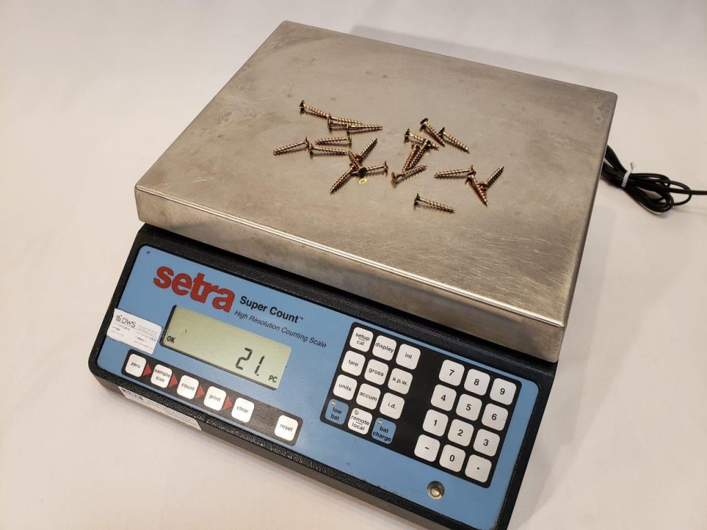 Setra High Resolution Counting Scale, Super Count SC-55 Industrial ...