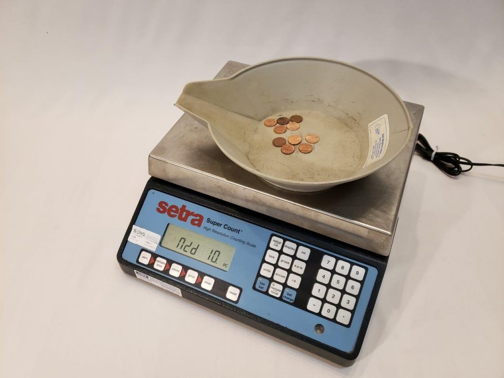 Setra High Resolution Counting Scale, Super Count SC-55 Industrial ...