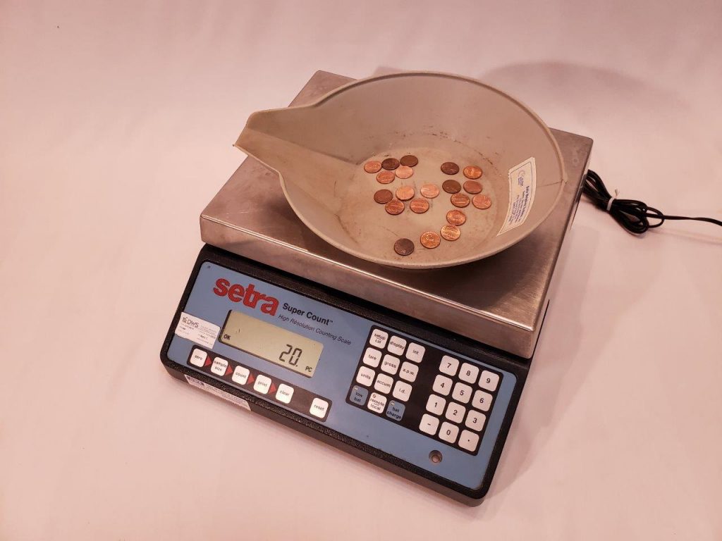 Setra High Resolution Counting Scale, Super Count SC-55 Industrial ...