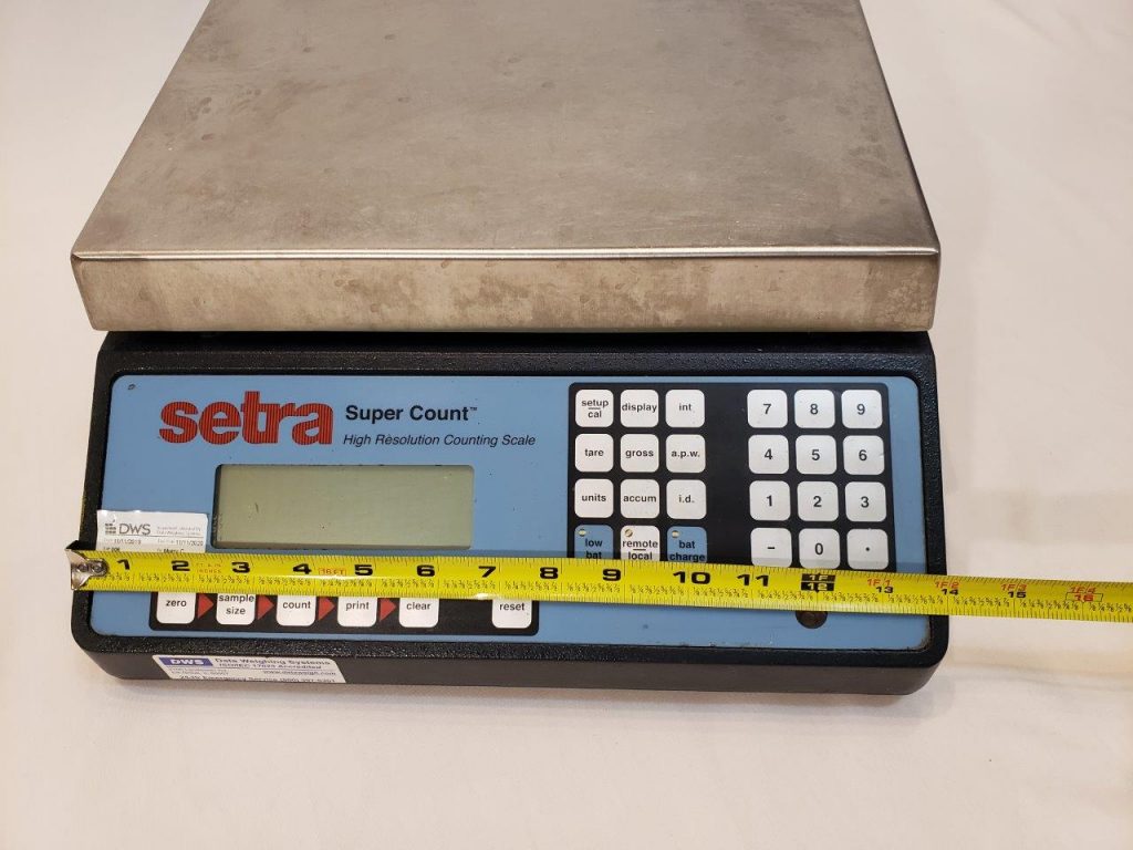 Setra High Resolution Counting Scale, Super Count SC-55 Industrial ...