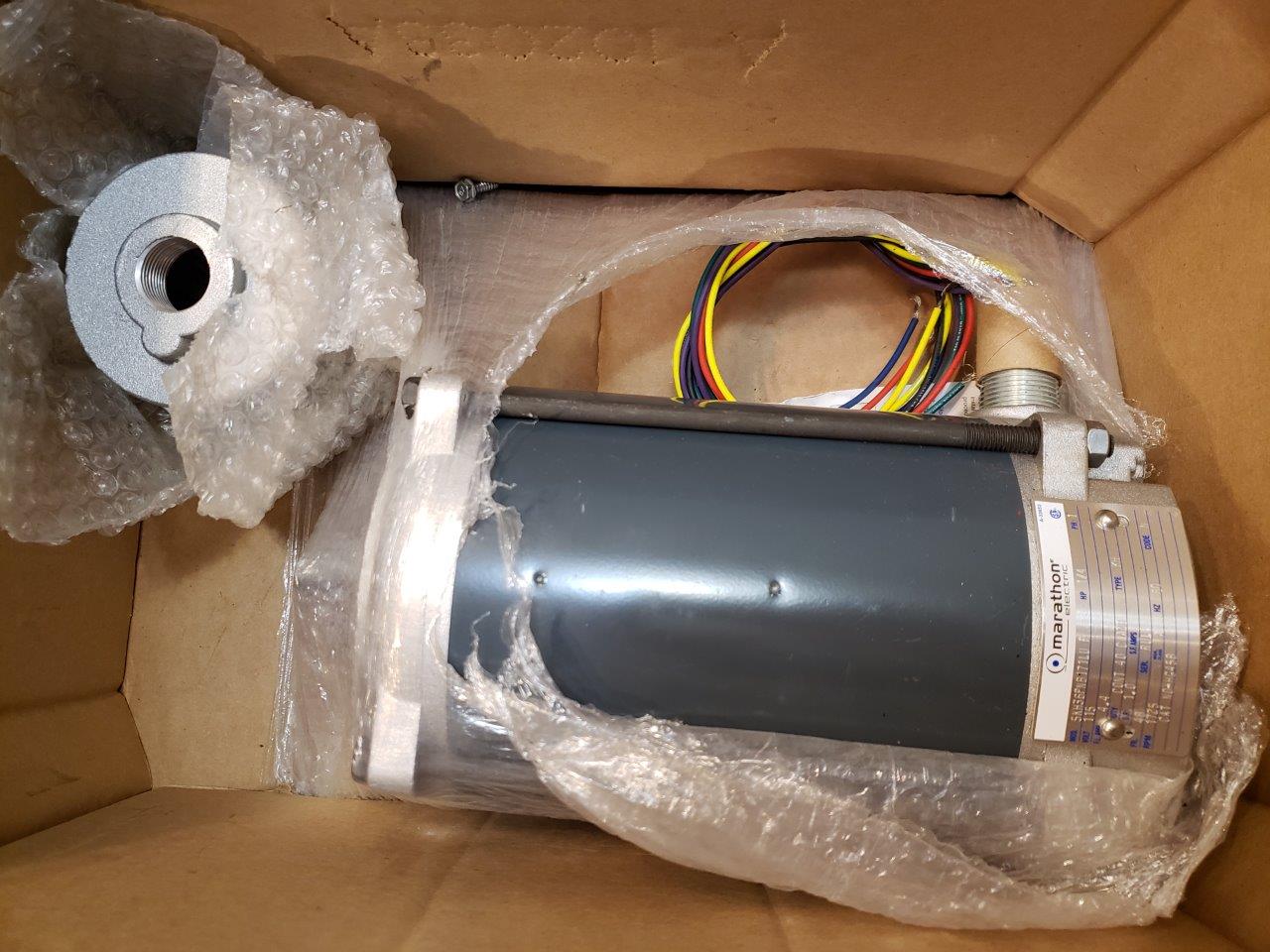 Marathon Electric Motor 0.25 HP Explosion Proof Motor, 1 phase, 1800 ...