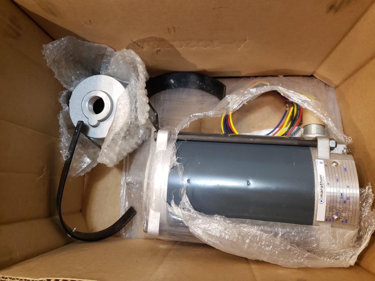 Marathon Electric Motor 0.25 HP Explosion Proof Motor, 1 phase, 1800 ...