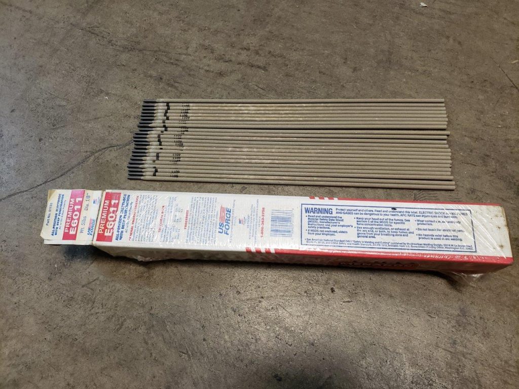 US Forge Welding Electrode E6011 1/8-Inch by 14-Inch 26 rods Box #51133 ...