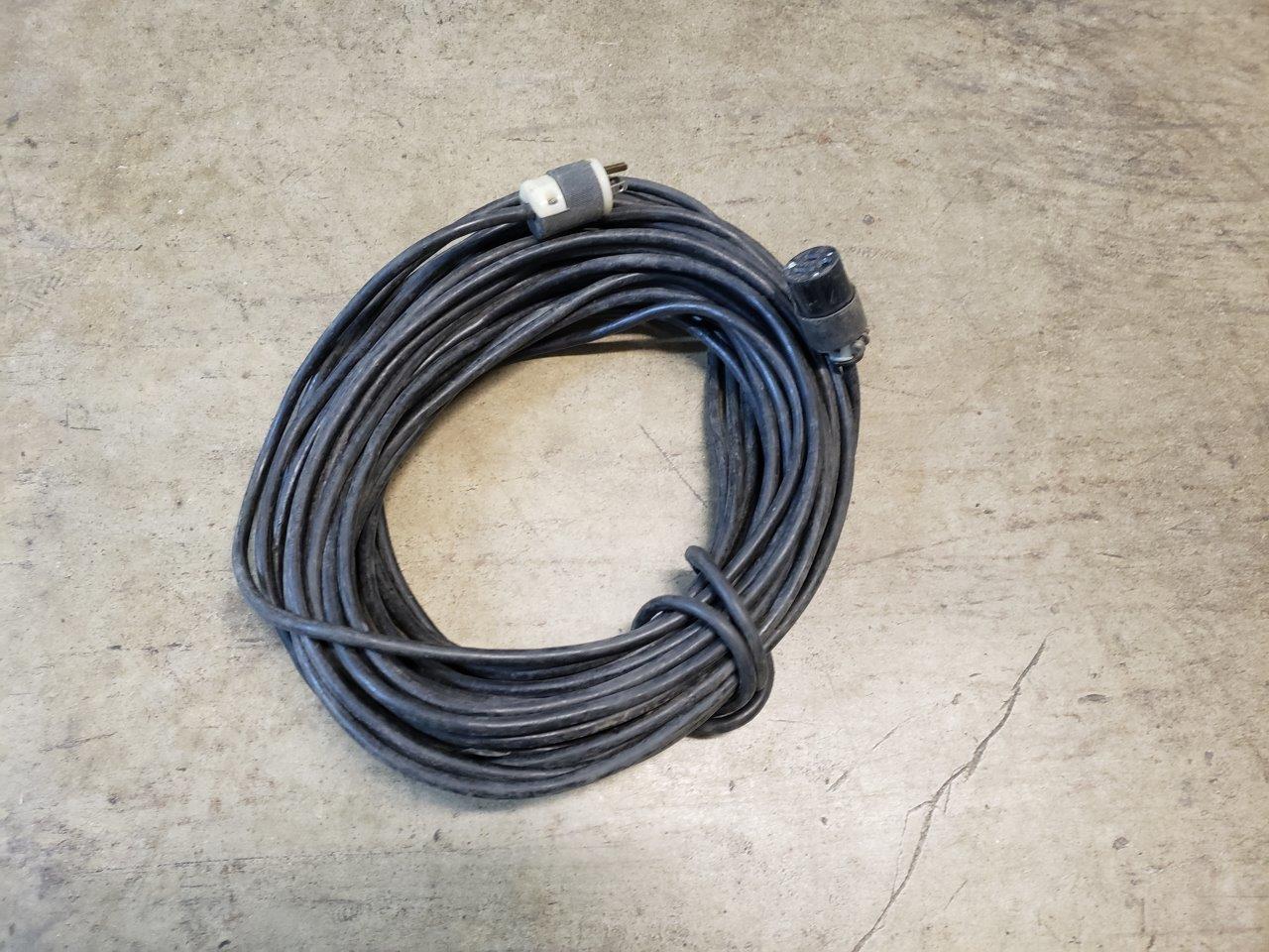 100-Feet Black Extension Cord with custom Ends | Chicago HVAC tools and ...