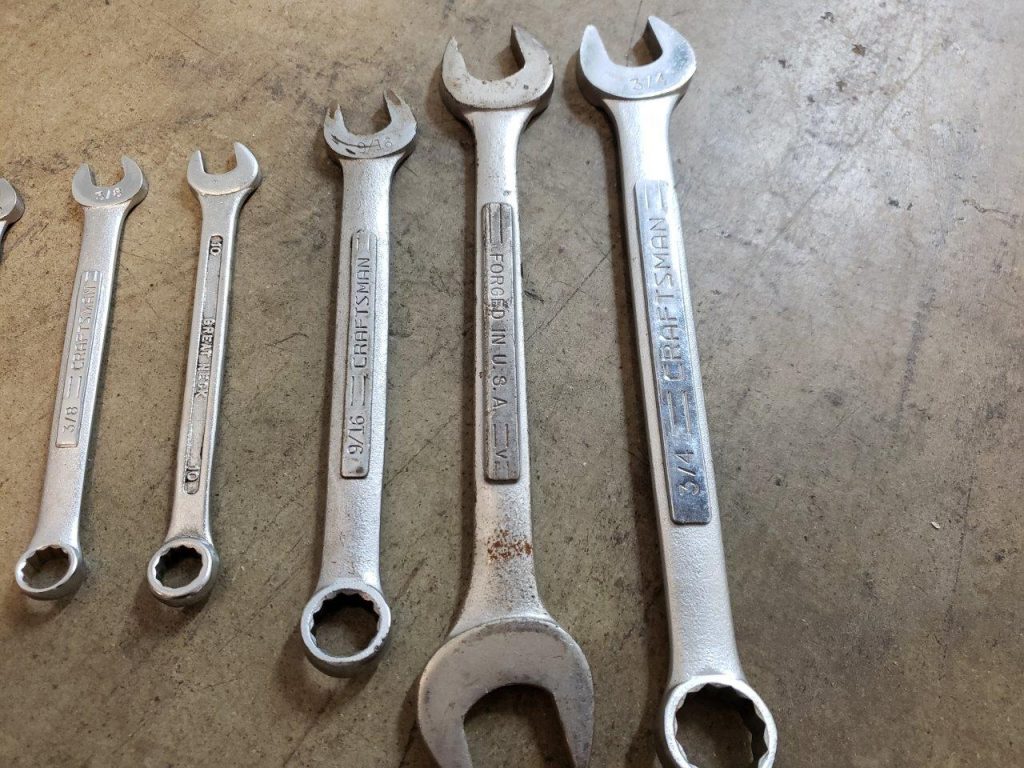 Lot of 3/4 in. Craftsman Combination Wrench + Craftsman combo -V- Open ...