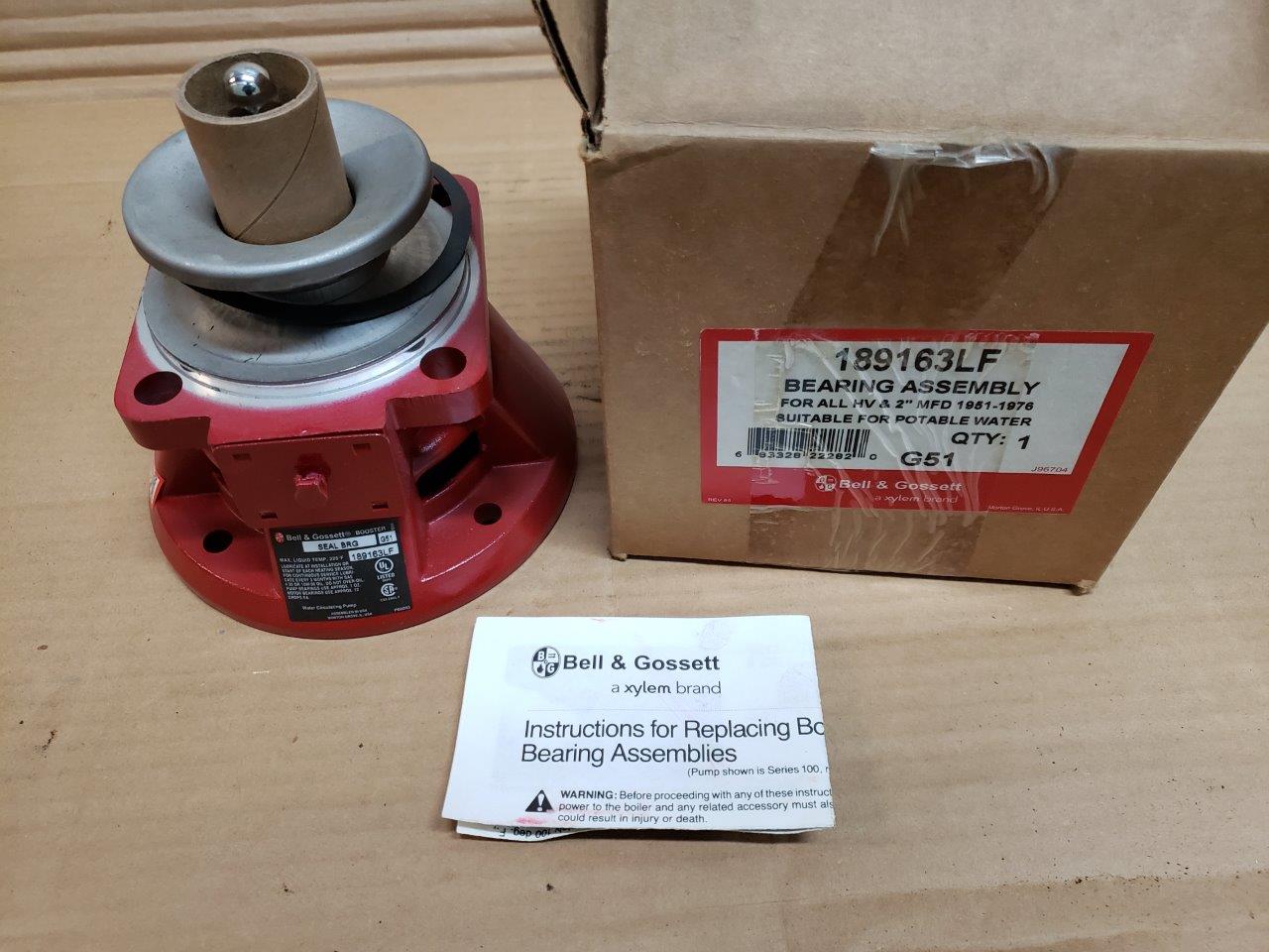 Bell & Gossett 189163LF Lead Free Bearing Assembly for Series 1-1/2″, 2 ...