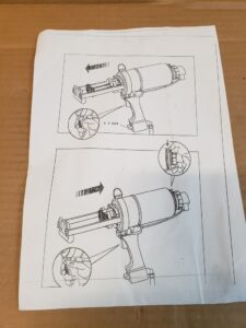 Double Cartridge Adhesive Gun VAS5237 | Chicago HVAC tools and supplies