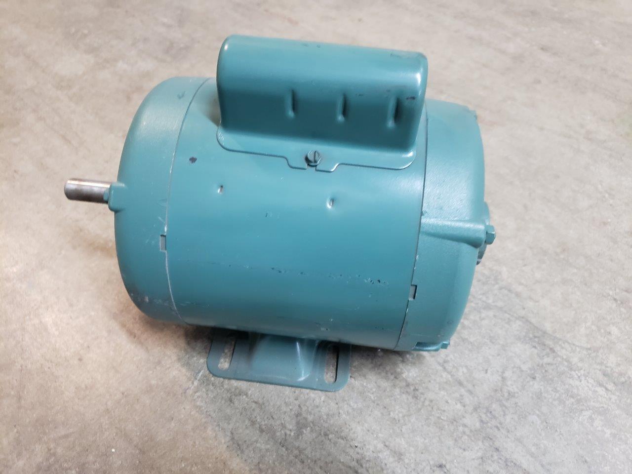 Leland Faraday M-240E Electric Motor 1/2HP 1725RPM 115/208-230V J56 8 ...