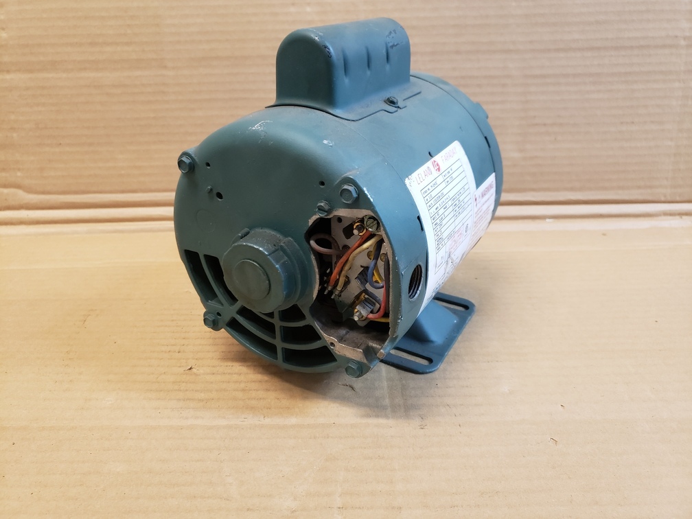 Leland Faraday M-240E Electric Motor 1/2HP 1725RPM 115/208-230V J56 8 ...