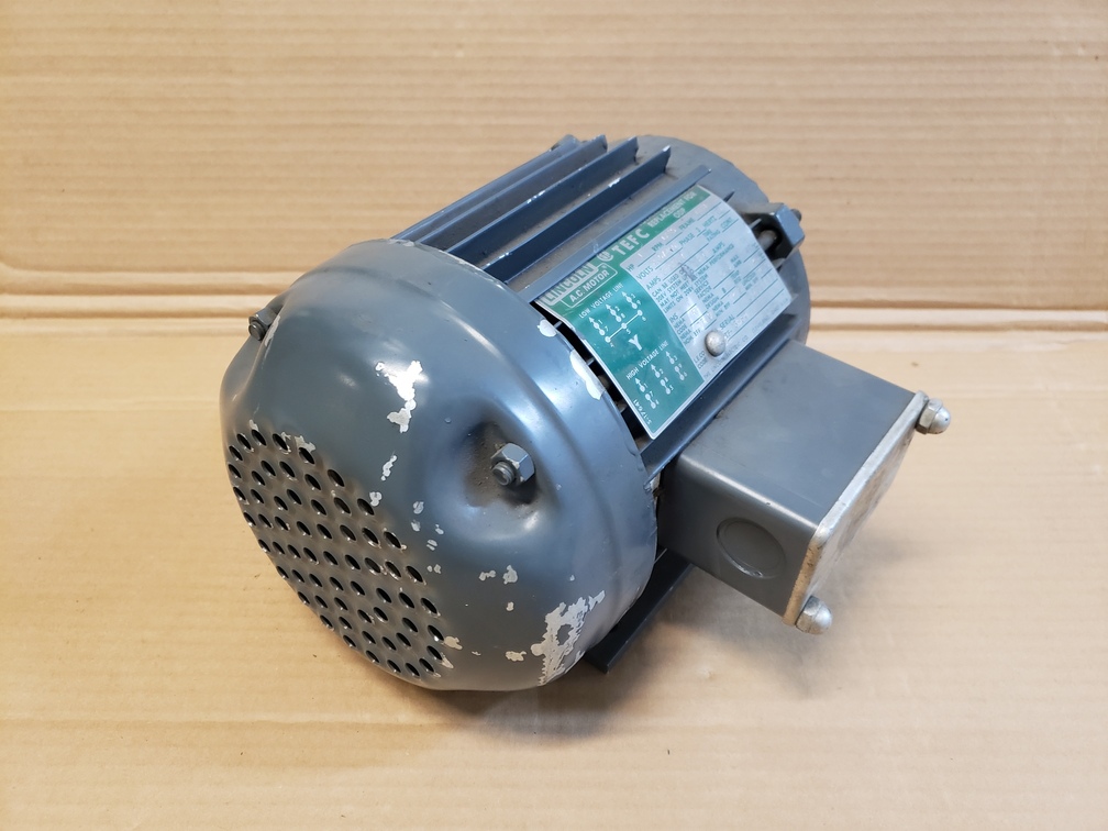 Lincoln Electric Motors TF-3964 Tefc 1hp 230/460v-ac 1735rpm 143t 3ph ...