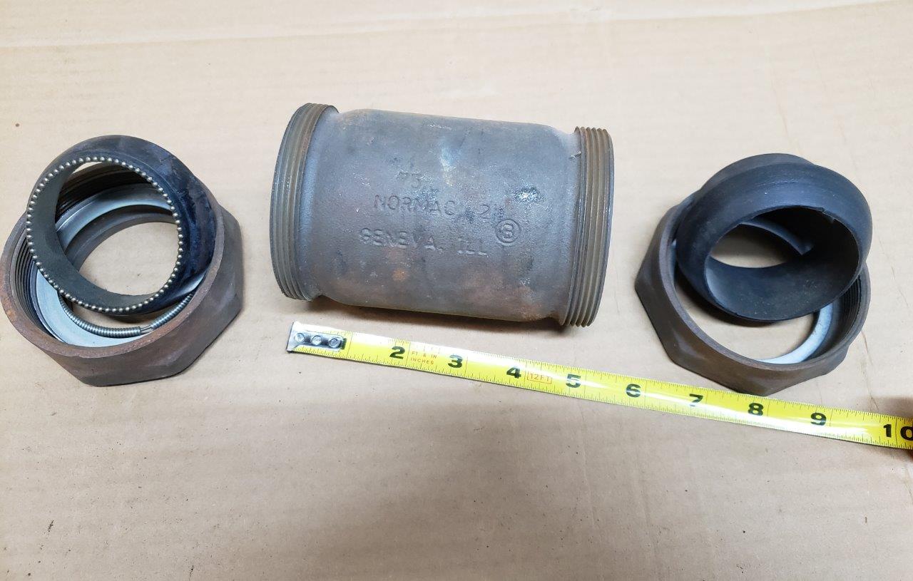 Normac BT Compression 2″ inch End Coupling Fitting | Chicago HVAC tools ...