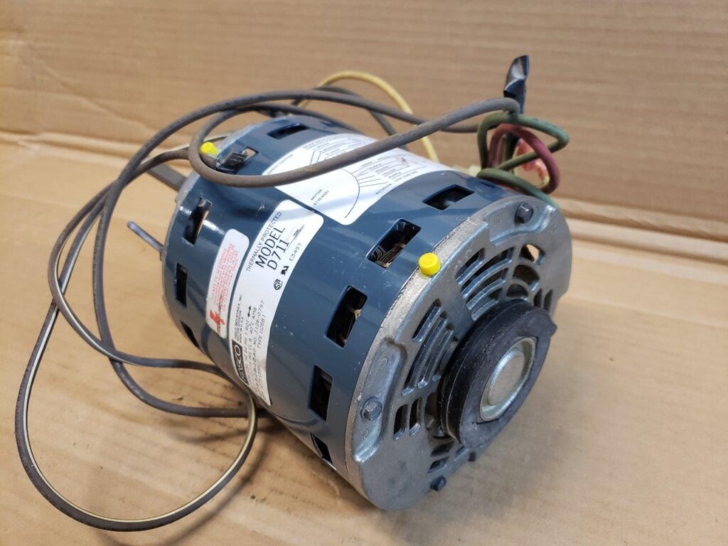 1/3HP to 1HP, 208-230V, 1075 RPM, 3 Speed, Fasco D711 Reversible Motor ...