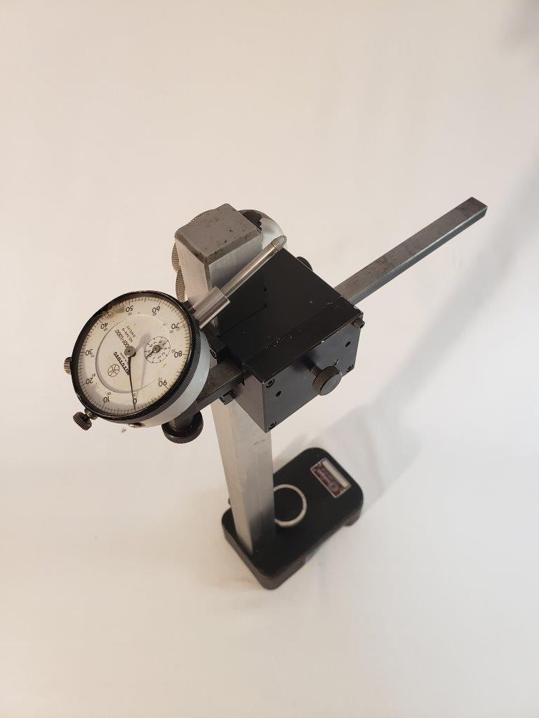 Standard gauge Co. Indicator Stand + Mitutoyo Dial Indicator .001″ to 1 ...