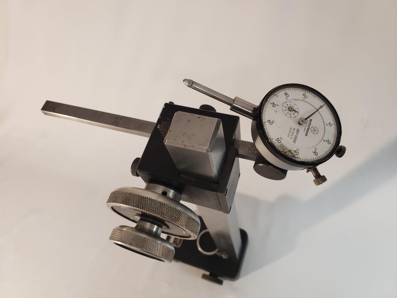 Standard gauge Co. Indicator Stand + Mitutoyo Dial Indicator .001″ to 1 ...