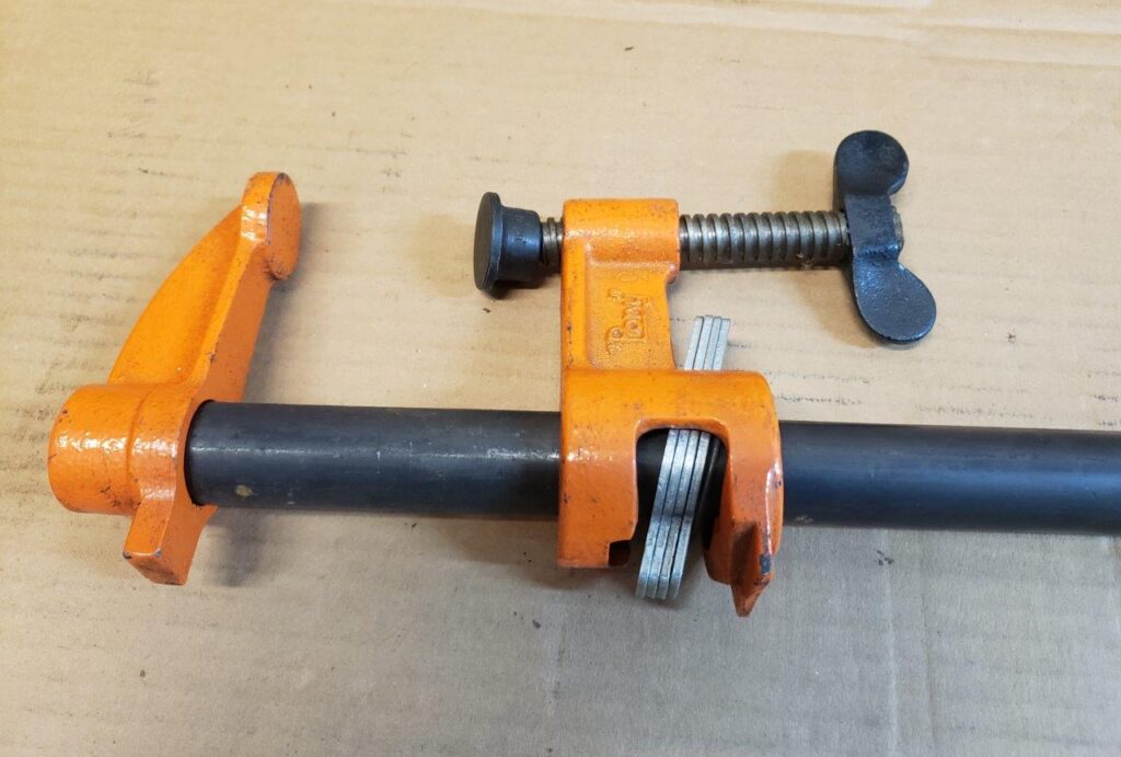 Pony 5603 Deep Throat Pipe Clamp For 3/4″ Pipe Woodworking/Bar/Cabinet ...