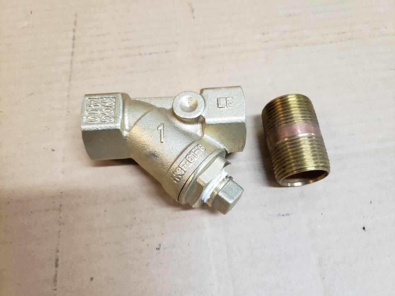 Watts 1″ LF777SI Lead Free Brass Wye Strainer (Threaded) | Chicago HVAC ...