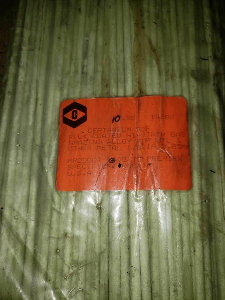 Certanium 70F STL Gas flux coat 1/8″ – P14280 10lbs Welding electrodes ...