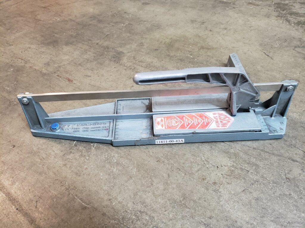 Tile Cutter Machine Manual Montolit Minimontolit 43A Cutting Lenght 45 ...