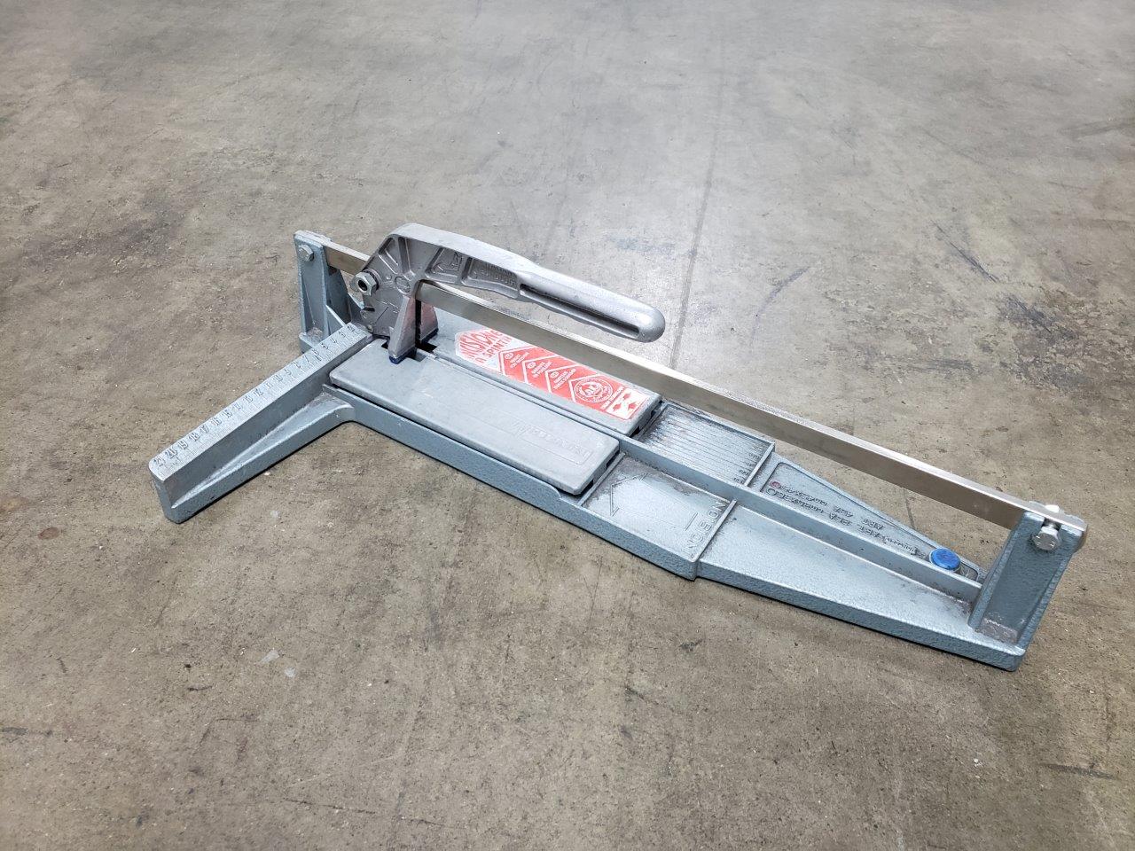 Tile Cutter Machine Manual Montolit Minimontolit 43A Cutting Lenght 45 ...