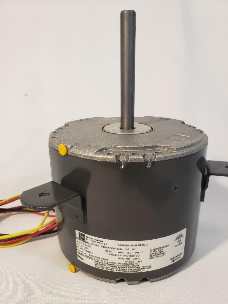 1/3 HP, 208-230VAC, 1075 RPM, 1 Speed Condenser Fan Motor P-8-8041 ...