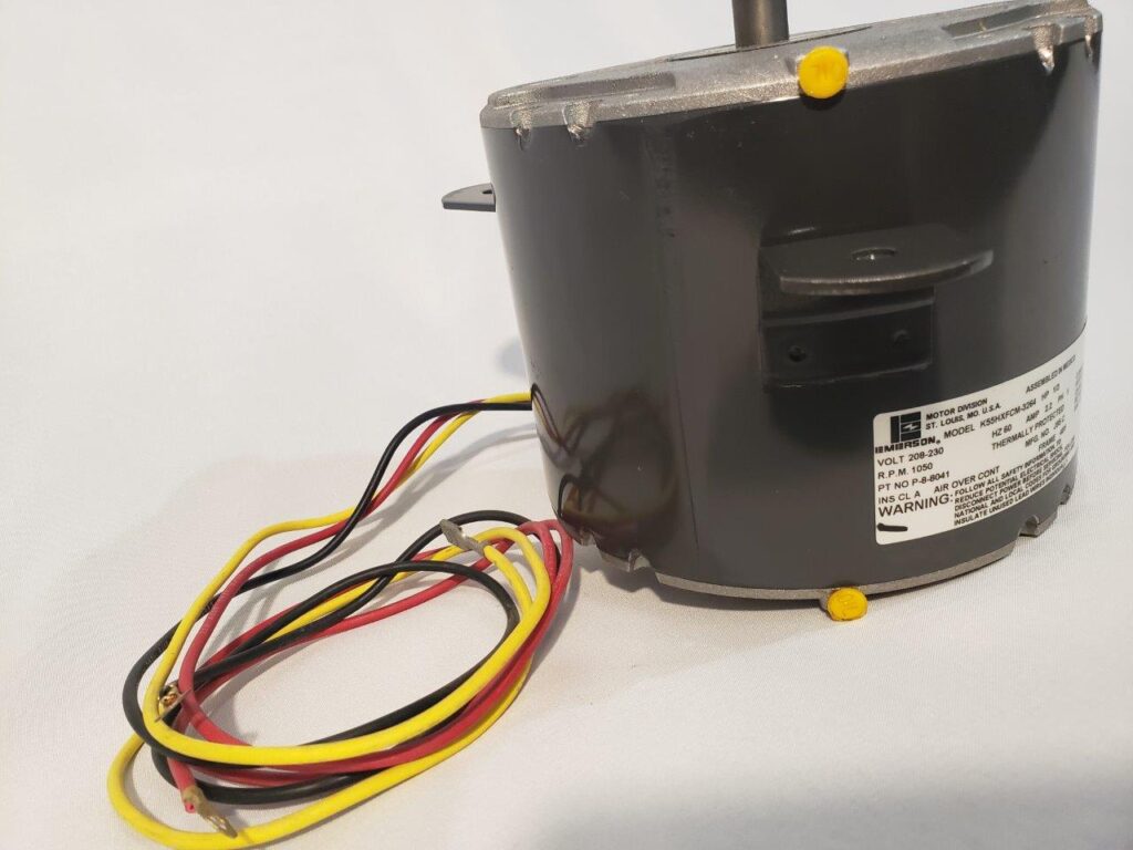 1/3 HP, 208-230VAC, 1075 RPM, 1 Speed Condenser Fan Motor P-8-8041 ...
