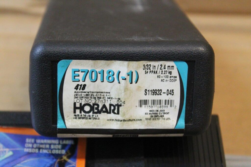 Hobart S119932-045 418 Stick Electrode; E7018-1 H4R, 3/32 Inch x 14 ...