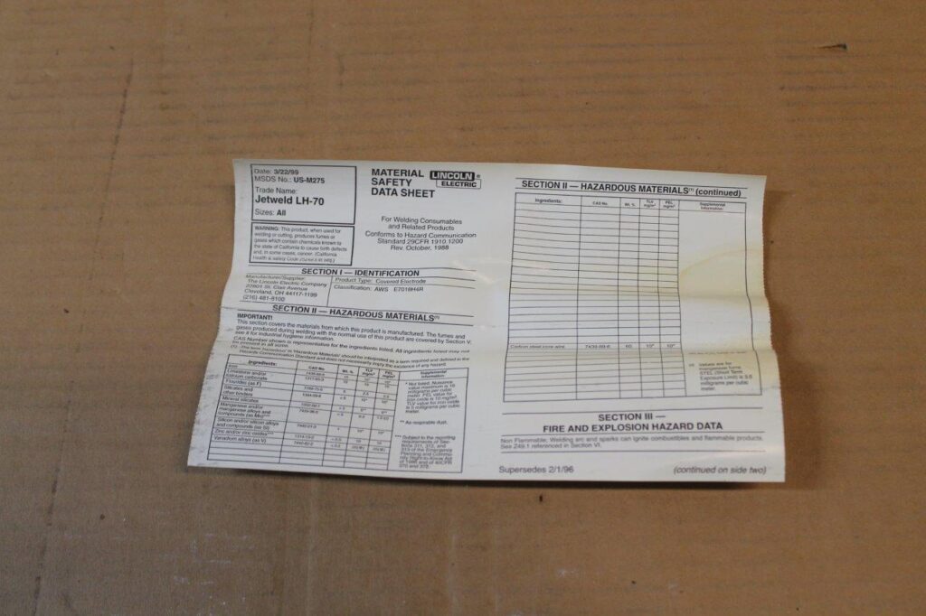 Lincoln Electric E7018 Jetweld LH-70 Stick Electrode 5/32″ x 7 1/2 lb ...