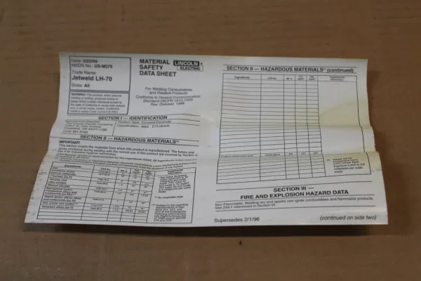 Lincoln Electric E7018 Jetweld LH-70 Stick Electrode 5/32″ x 7 1/2 lb ...