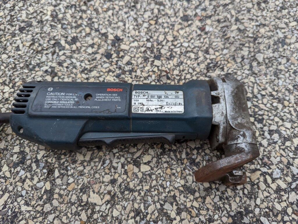 Bosch PA6-GF35 1500A (0601500134) 16 Gauge Shear 115V 50Hz 3.2A ...