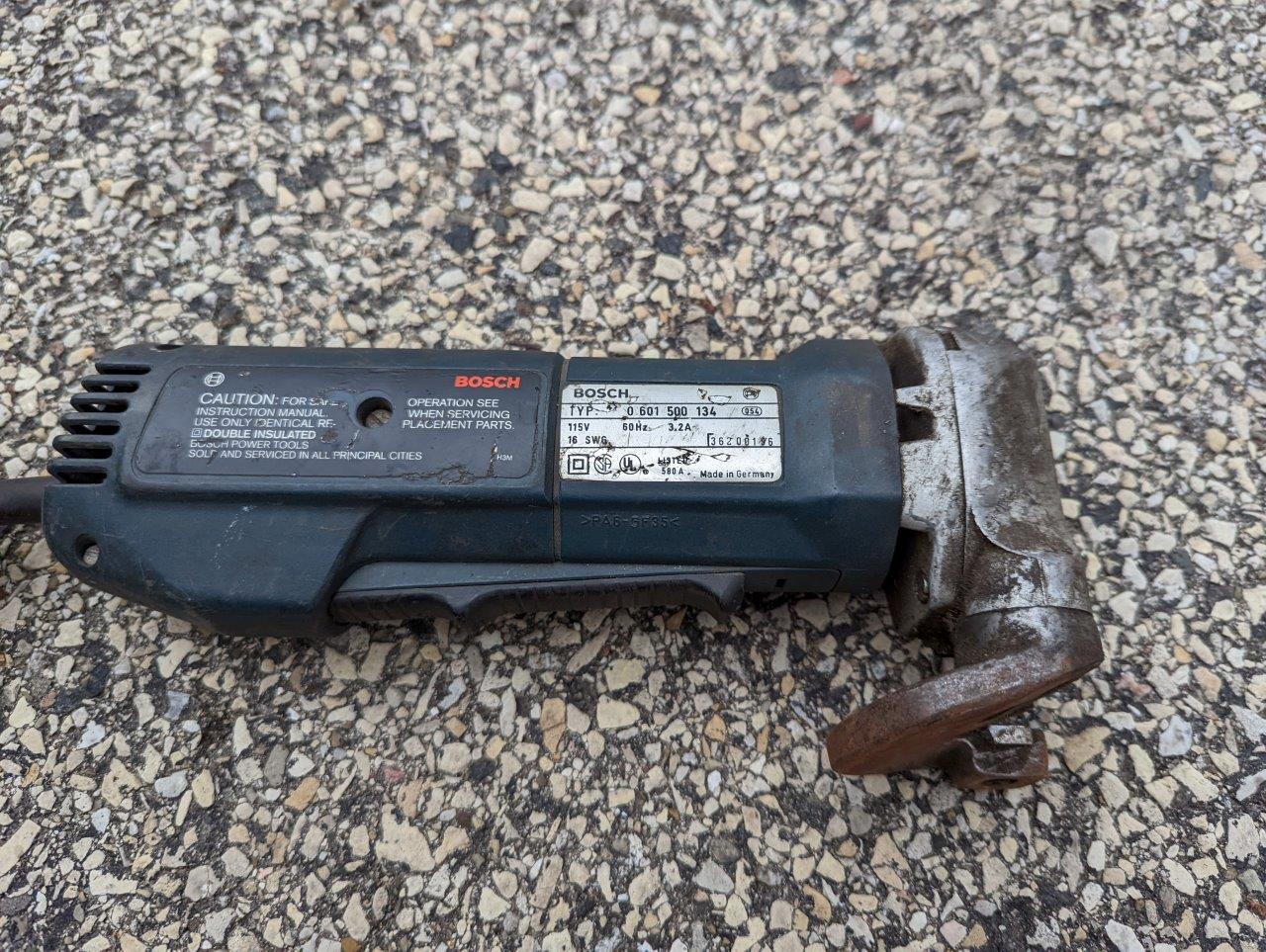 Bosch PA6-GF35 1500A (0601500134) 16 Gauge Shear 115V 50Hz 3.2A ...