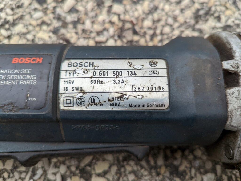 Bosch PA6-GF35 1500A (0601500134) 16 Gauge Shear 115V 50Hz 3.2A ...