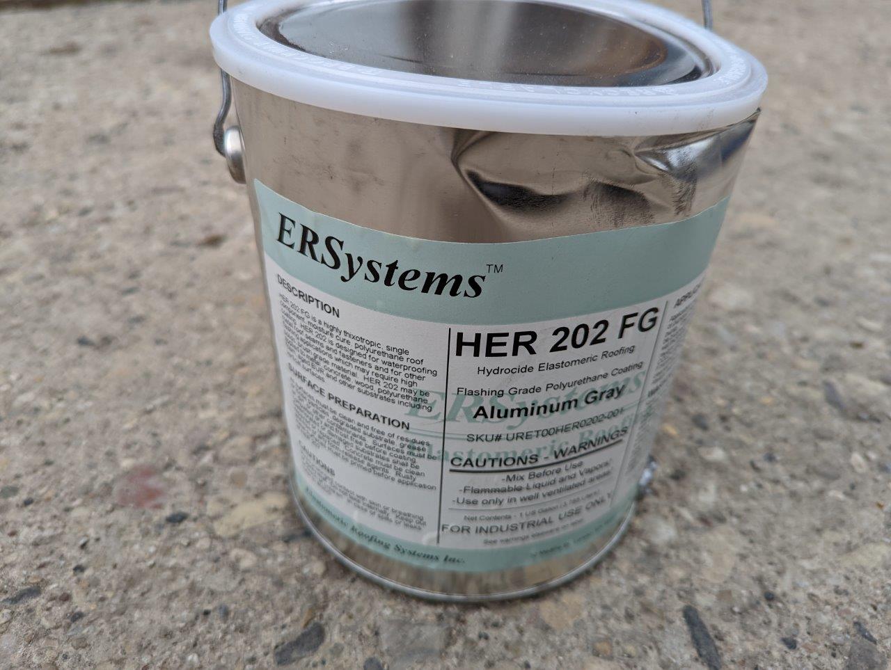 ERSystems HER 202 FG Hydrocide Elastomeric Roofing Flashing Grade ...