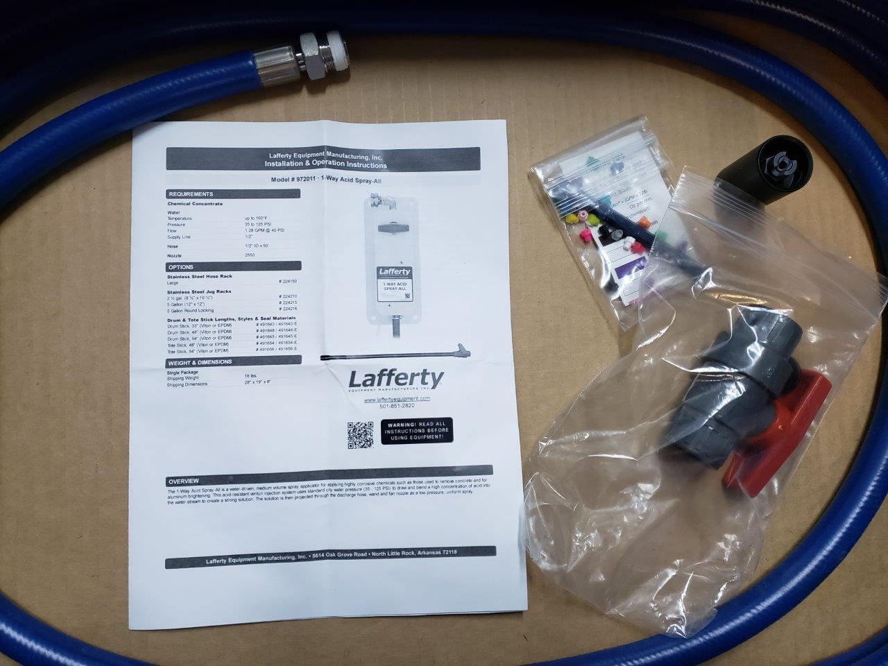 Lafferty 972011 1-Way Acid Spray-All | Chicago HVAC tools and supplies