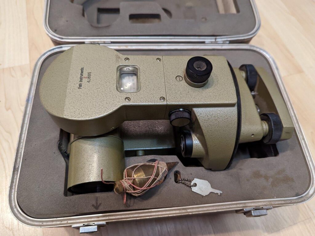 Path Instruments Transit TR-303 Theodolite Survey Scope (Z 4J885) with ...