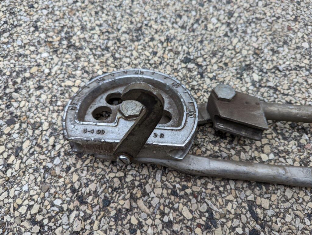 Tube Bender 3/4″ OD 3″ Radius for copper, brass, aluminum Tubing ...