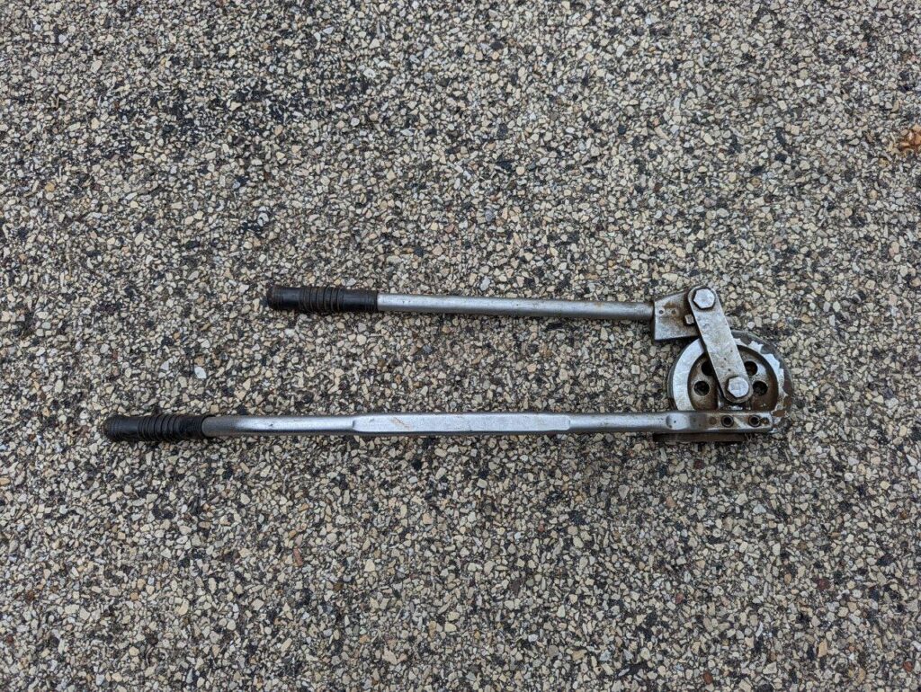 Tube Bender 5/8″ OD 2-1/4″ Radius for copper, brass, aluminum Tubing ...