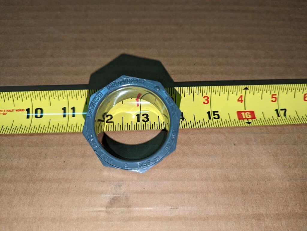 LASCO D2464/D2467 PVCI SCH80 1-1/2″ x 1-1/4″ Coupling Bushing Flush ...