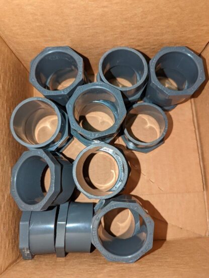 LASCO D2464/D2467 PVCI SCH80 1-1/2″ x 1-1/4″ Coupling Bushing Flush ...