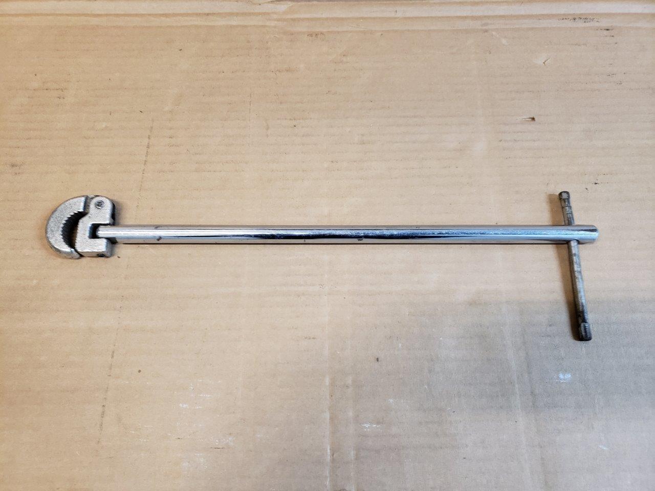 Basin Nut Wrench: Alloy Steel, Chrome, Wrench Size, 16 | Chicago HVAC ...